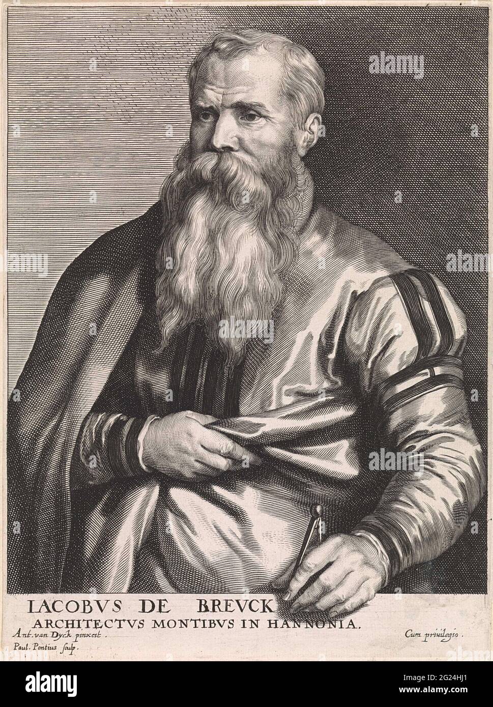 Portrait of the architect Jacob de Breuck Stock Photo - Alamy