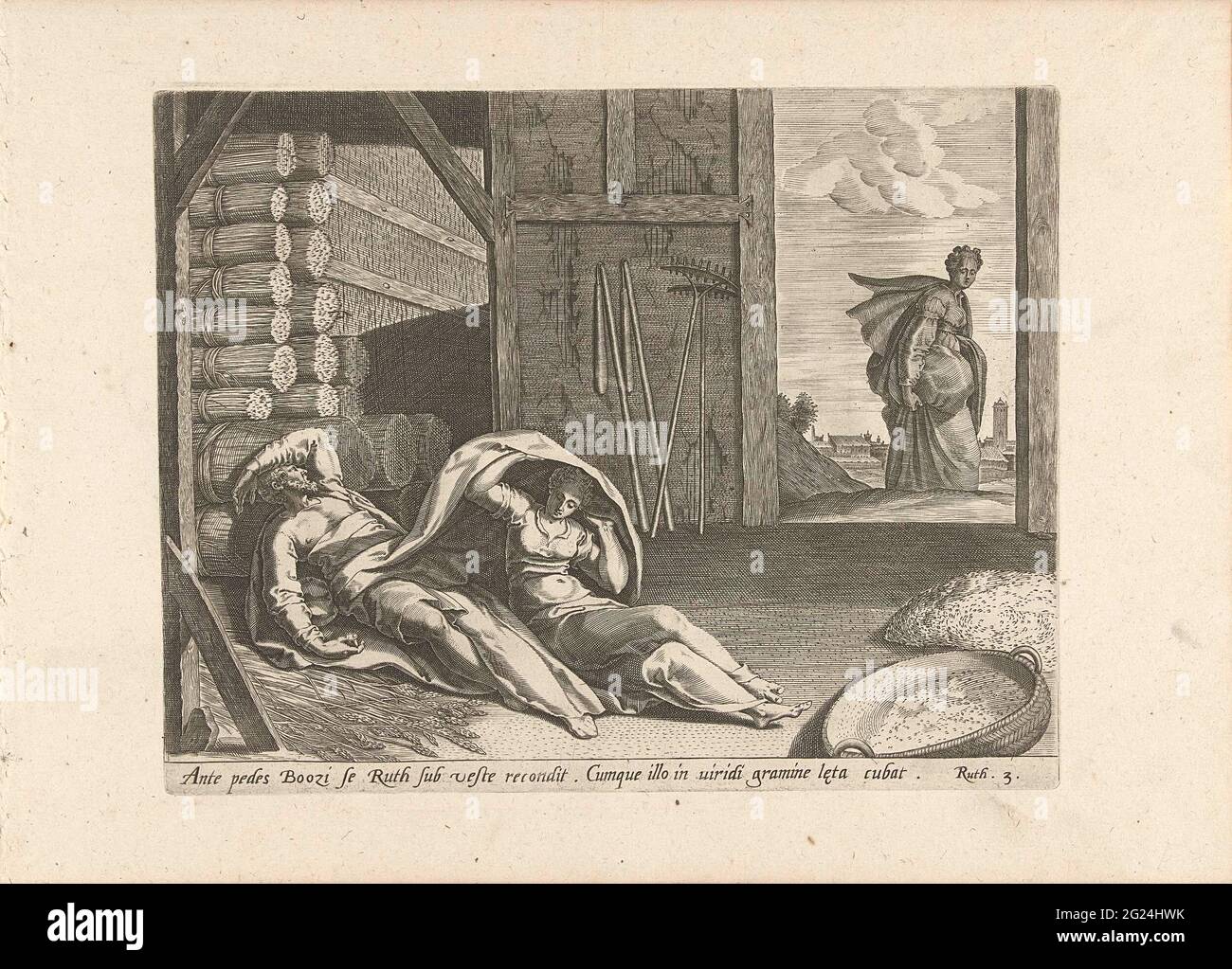 Ruth is sleeping at Boaz Foot End; History of Ruth and Boaz. Boaz ...