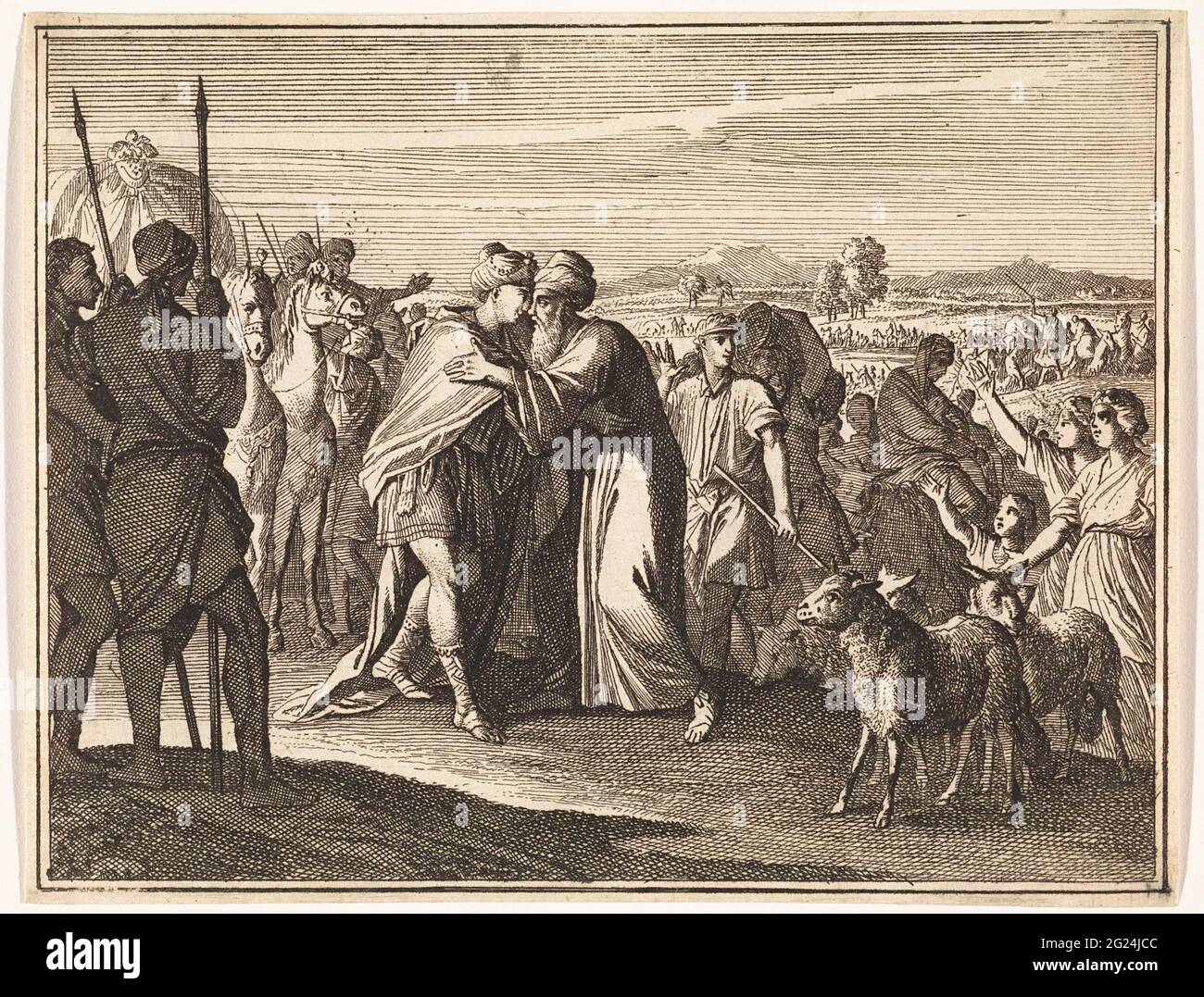 Meeting of Jacob and Joseph Stock Photo - Alamy