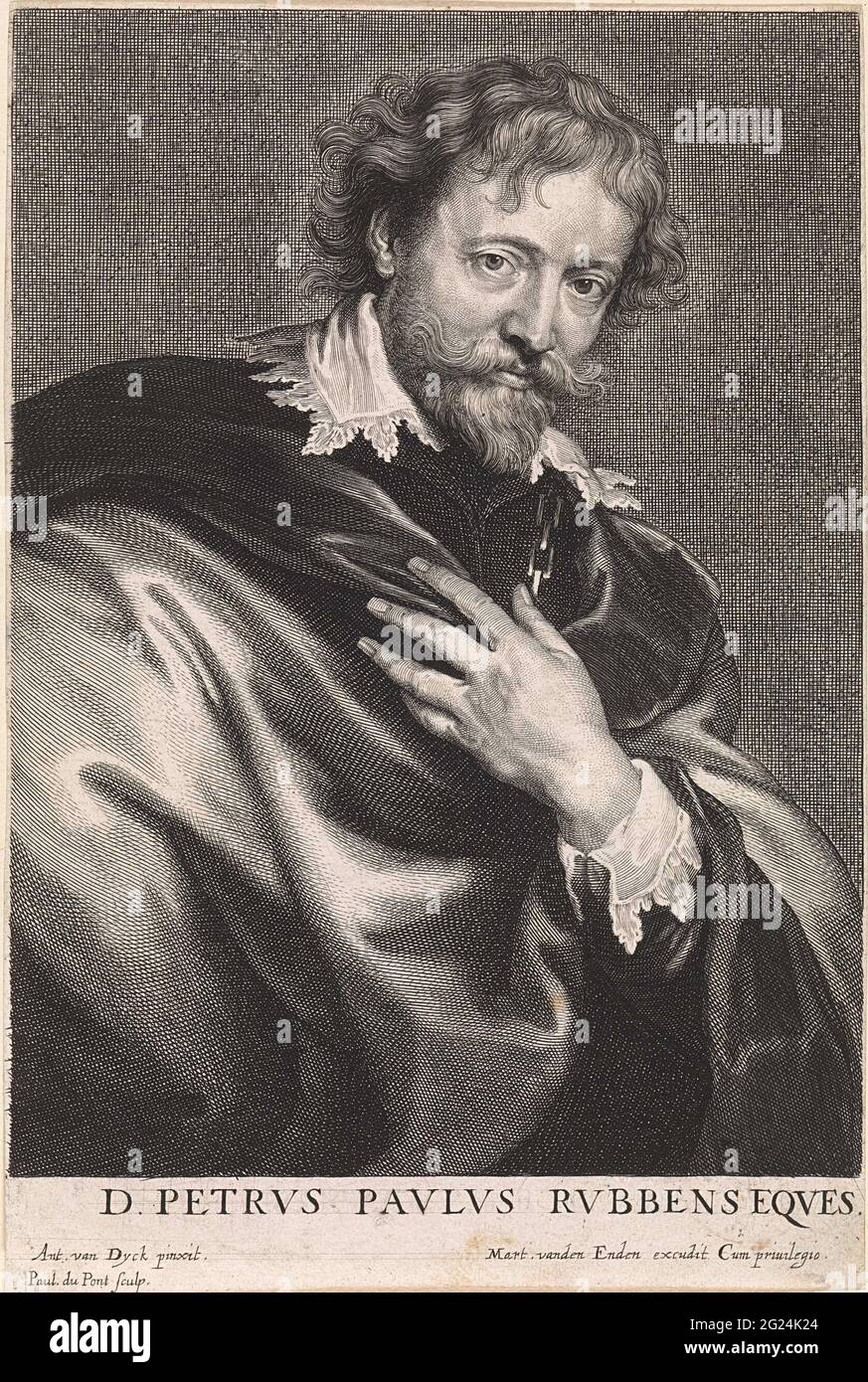 Portrait of the painter Peter Paul Rubens Stock Photo - Alamy