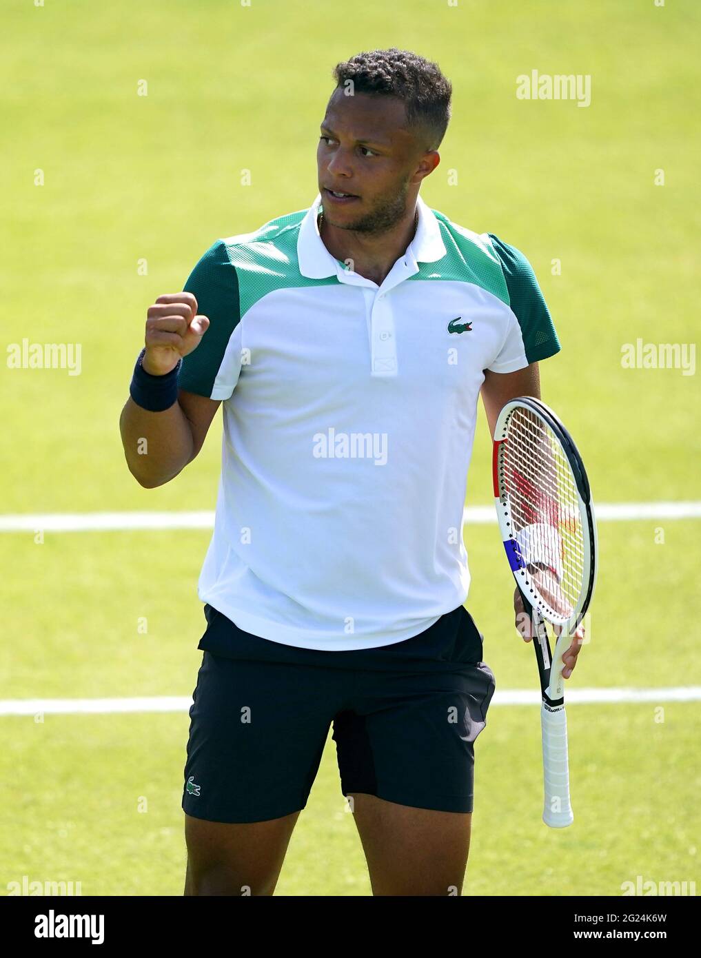Great Britain's Jay Clarke in action against South Africa's Kevin ...