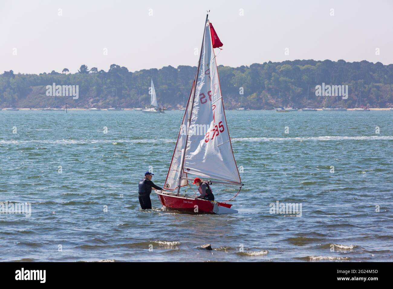 Mirror sailing dinghy hi-res stock photography and images - Alamy