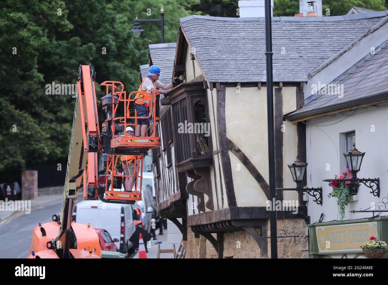 People working on transforming Enniskerry village in County Wicklow ...