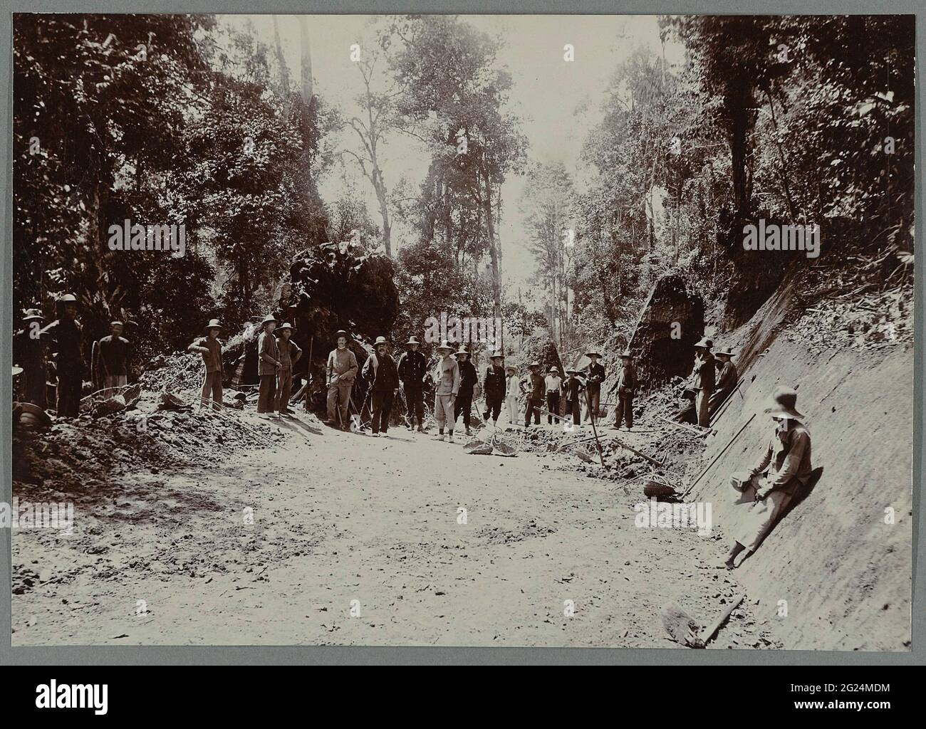 Crossroads of the new one with an old road. Crossroads of the new road ...