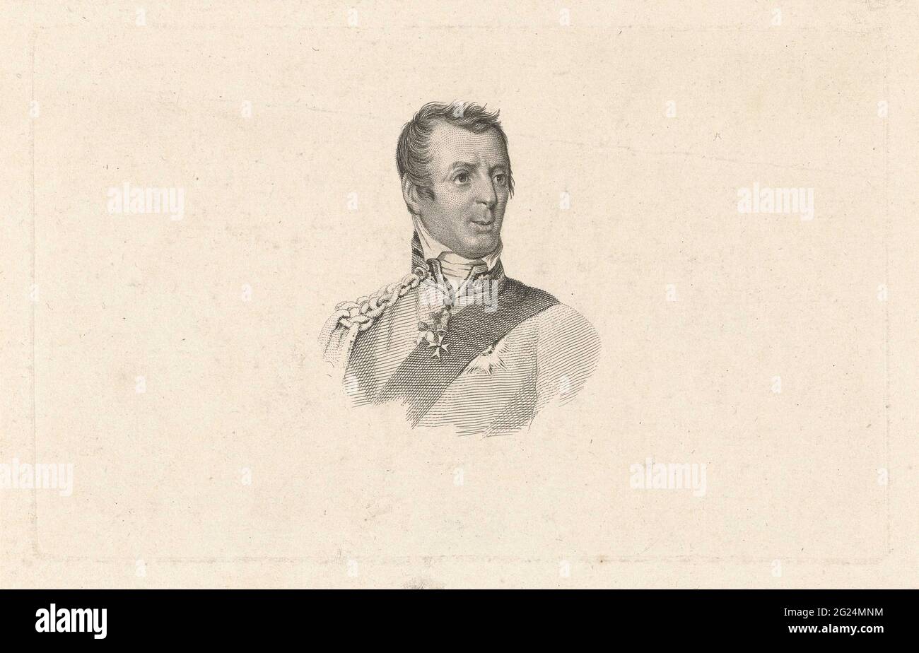 Portrait of Arthur Wellesley Wellington, Prince of Waterloo Stock Photo ...