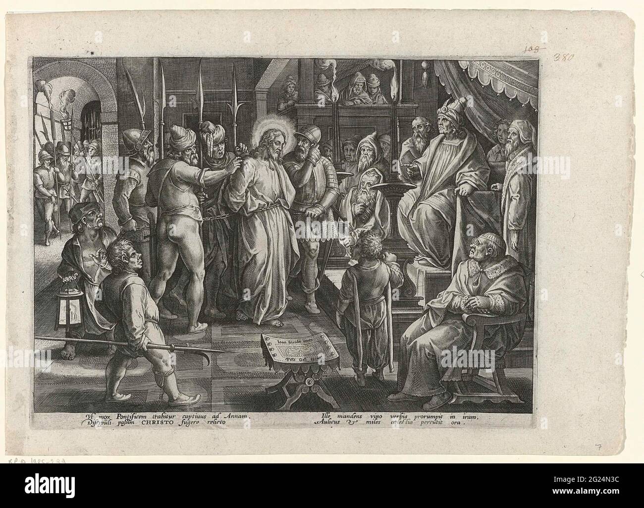 Christ for the high priest Annas; Passion, death and resurrection of ...