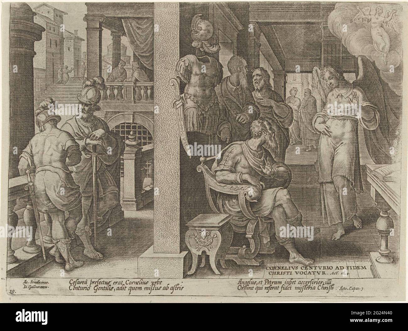 Vision of Cornelius; Cornelivs Centrio Ad Fidem Christi Vocatvr; Acts ...