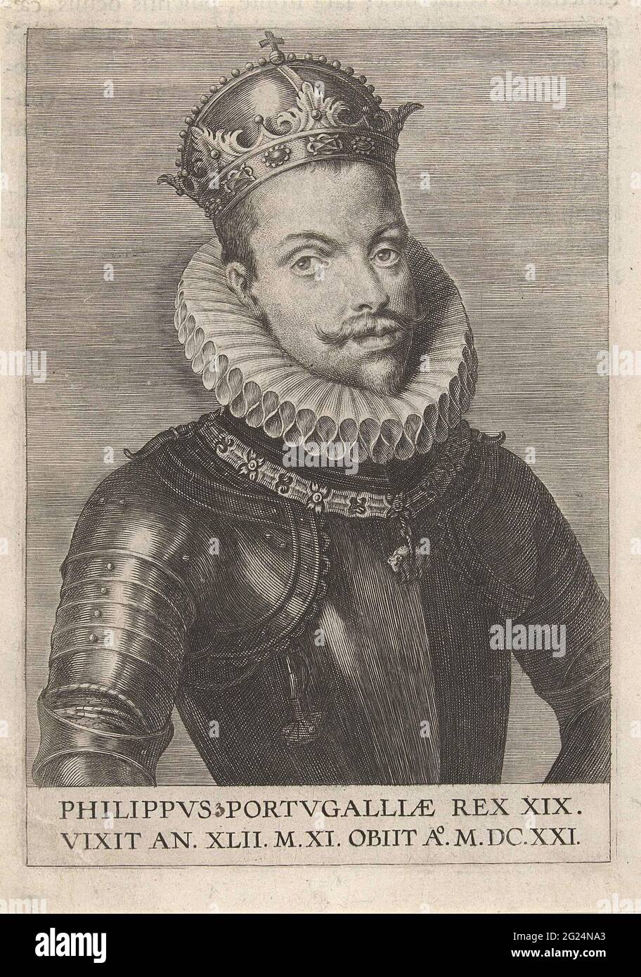 Portrait of King Philip III from Spain, as a king of Portugal; Kings ...