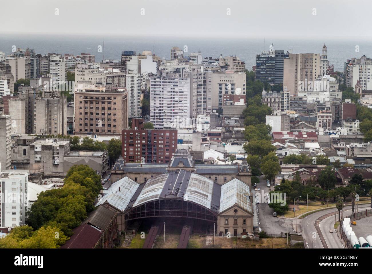 Aerial view of Montevideo, Uruguay Stock Photo - Alamy