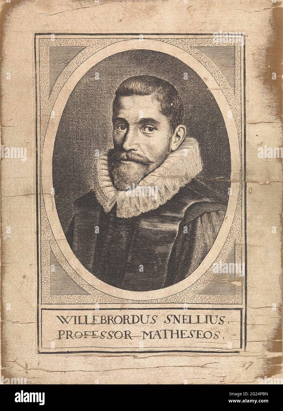 Portrait of Willebrordus Snellius. Portrait of Willebrordus Snellius ...