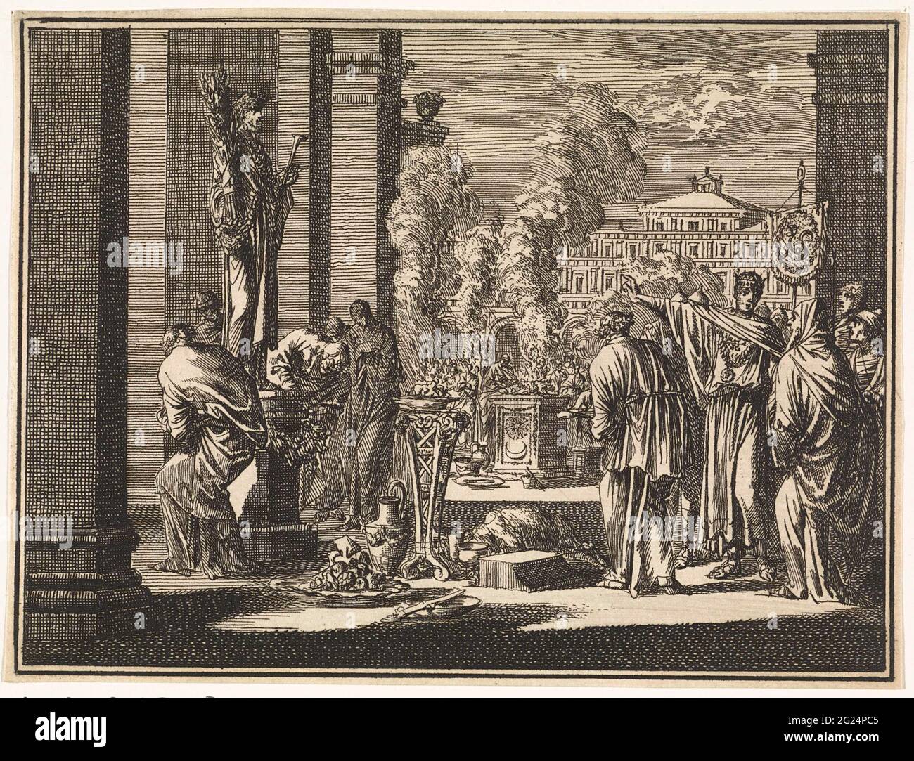 King Manasseh honored one idol Stock Photo - Alamy