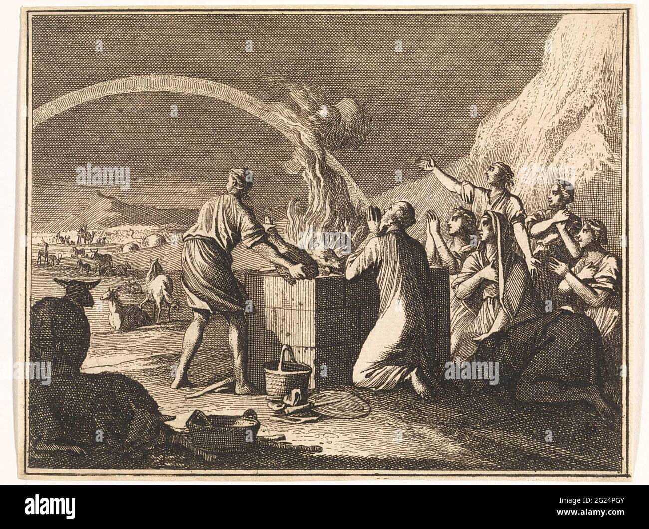 Noah sacrifice after flood hi-res stock photography and images - Alamy