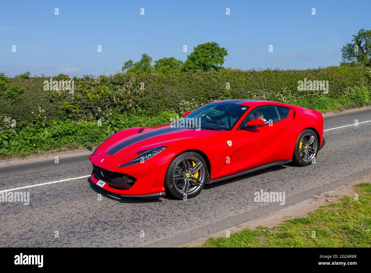 Red ferrari ferrari 812 superfast hi-res stock photography and images ...