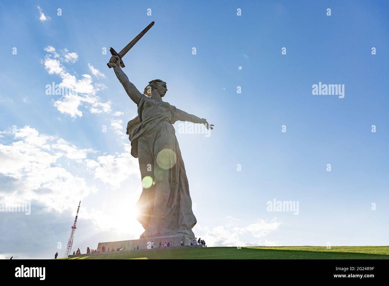 VOLGOGRAD, RUSSIA - AUGUST 16, 2020: The Grieving Mother and Motherland ...