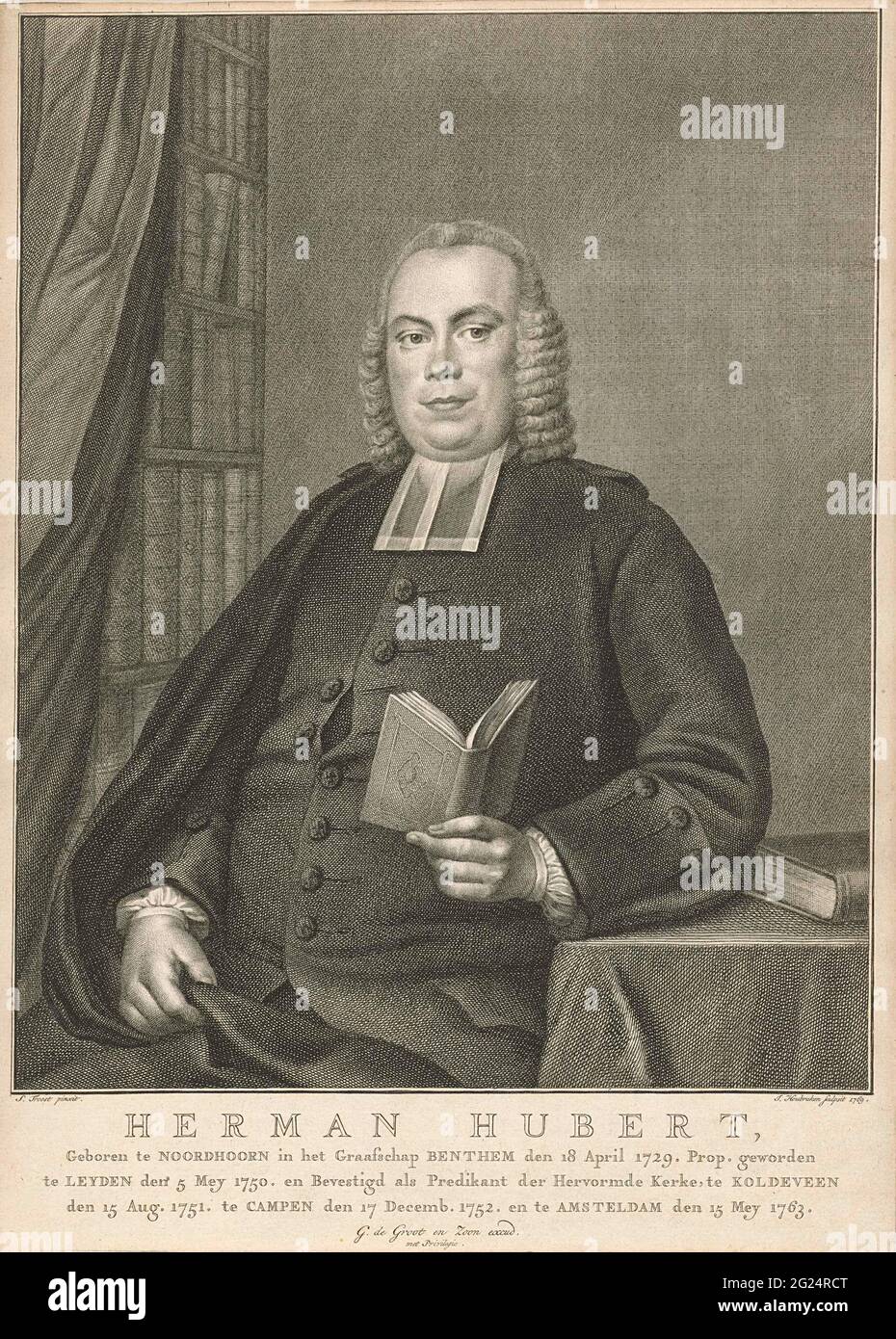 Portrait of Herman Hubert; Herman Hubert. Portrait of Halveneva van ...
