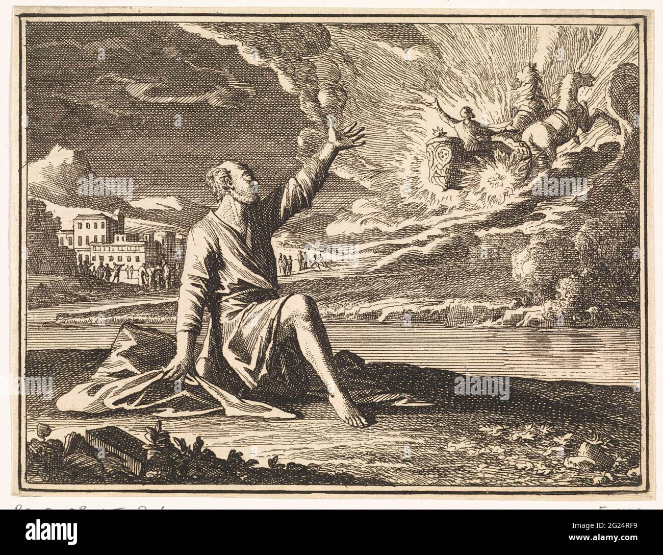 Ascension of Elijah Stock Photo - Alamy