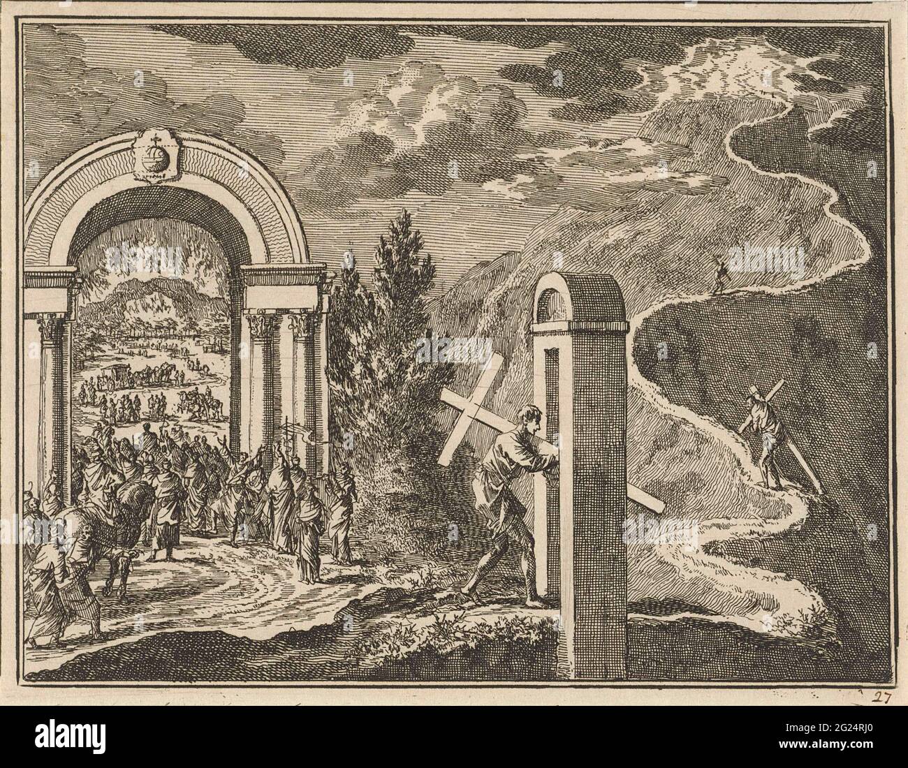 Narrow path to salvation hi-res stock photography and images - Alamy