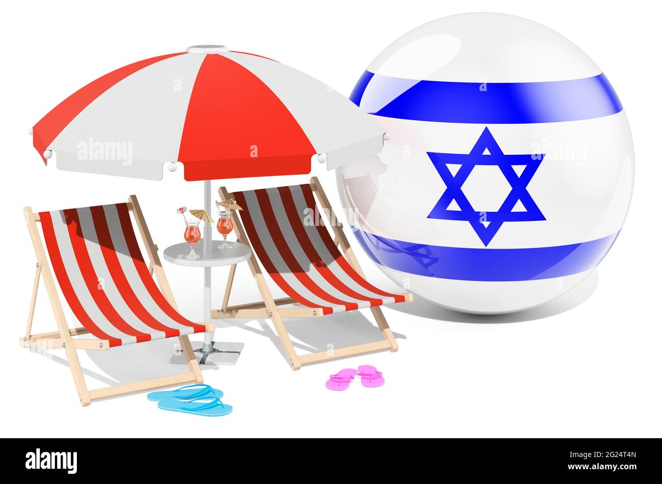 Israeli Resorts, Israel Vacation, Tours, Travel Packages concept. 3D ...