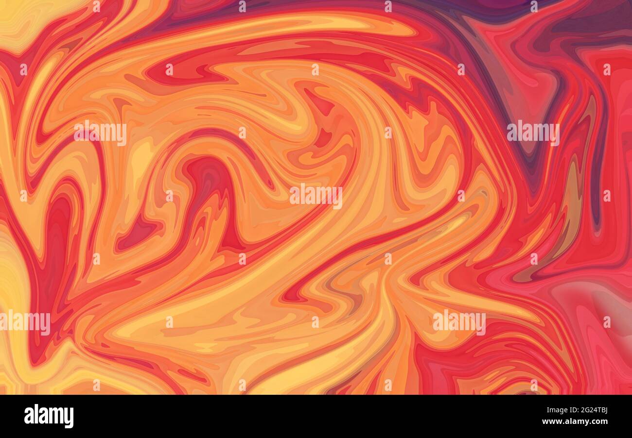 Beautiful oily painting in orange and yellow colors - perfect for ...