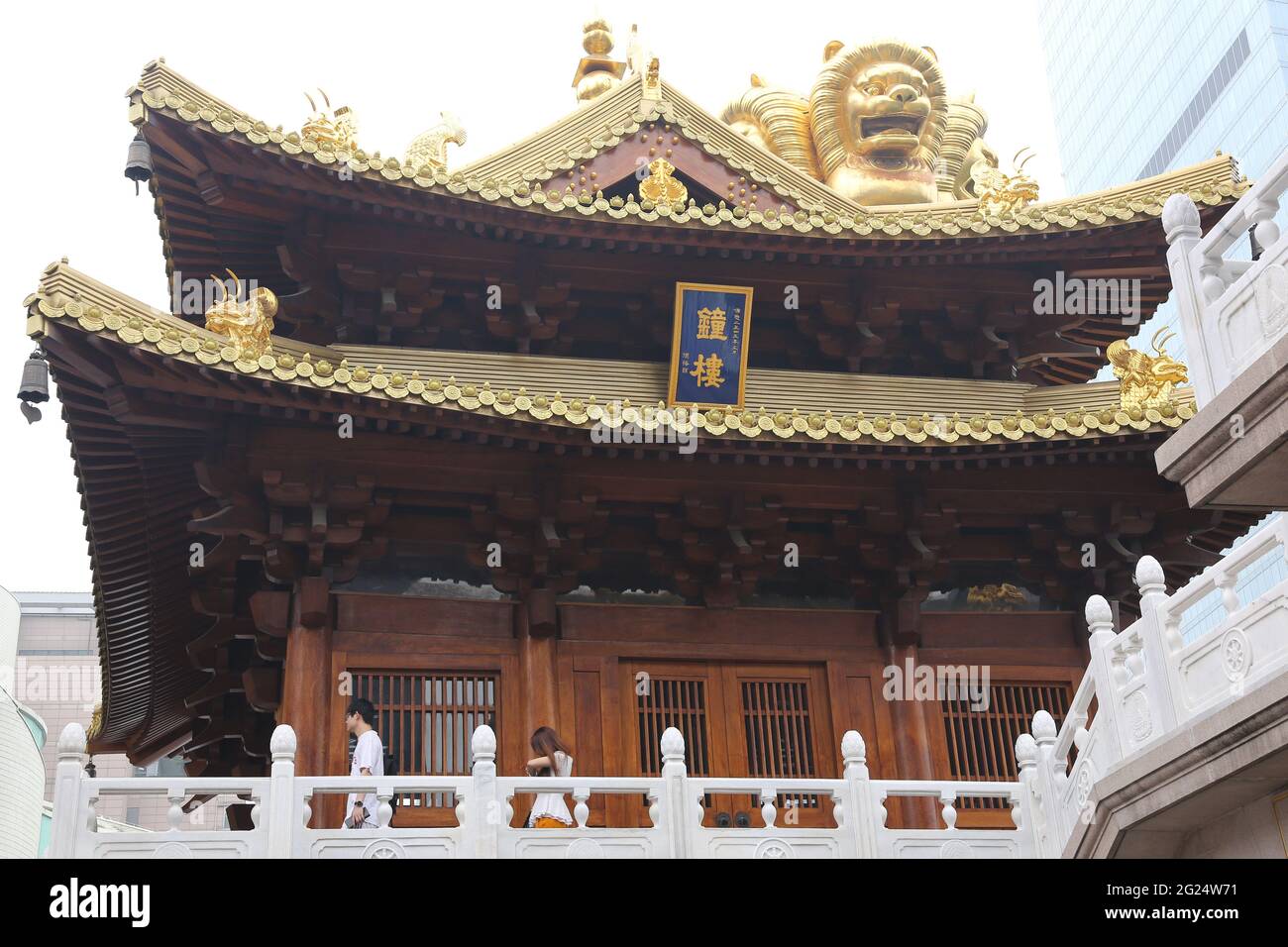 Temple Building inside The City God Folk Temple or Shanghai Temple of ...