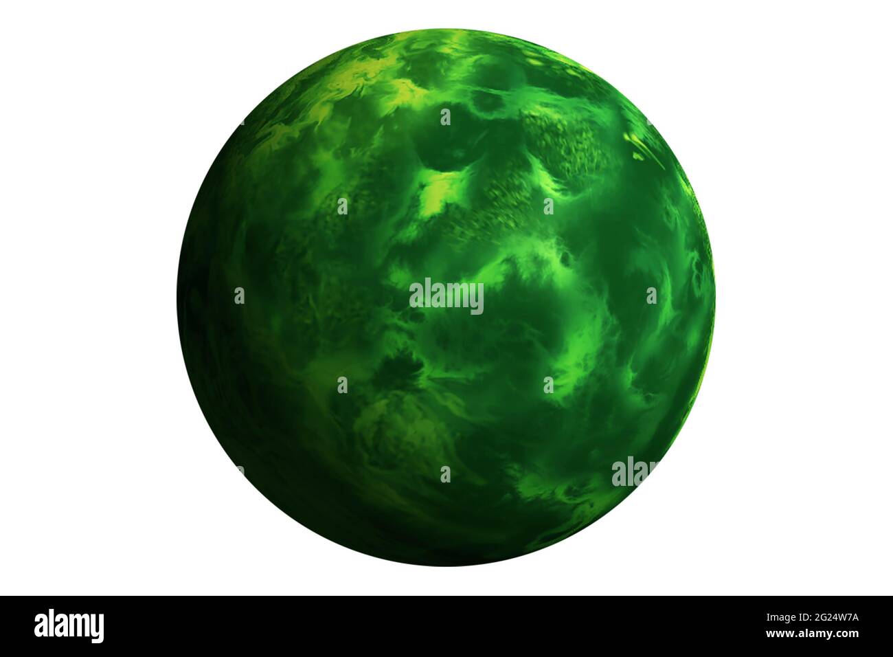 Exoplanet isolated on white background. Elements of this image were ...