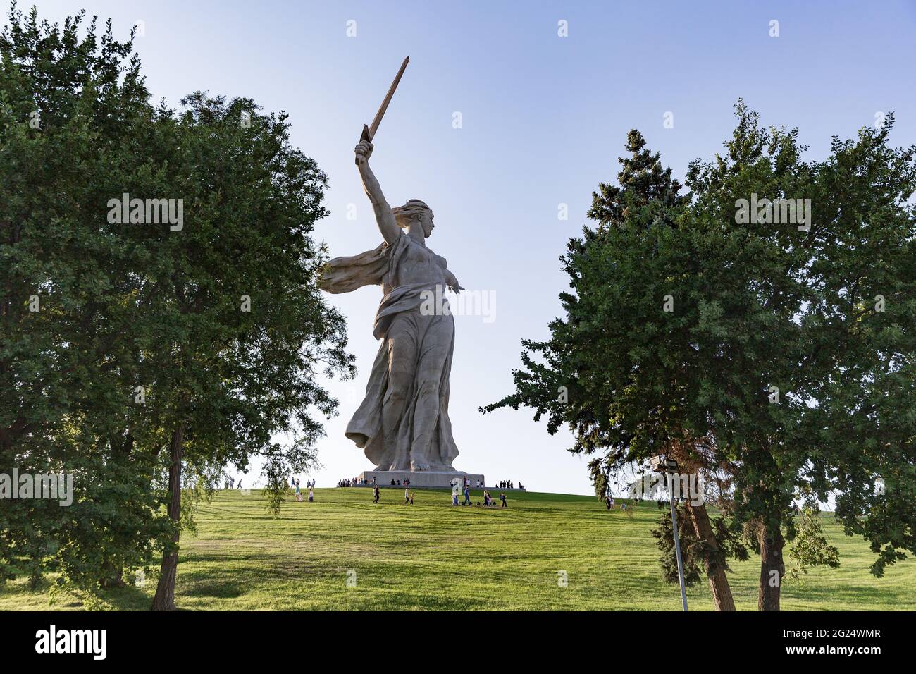 VOLGOGRAD, RUSSIA - AUGUST 16, 2020: The Grieving Mother and Motherland ...
