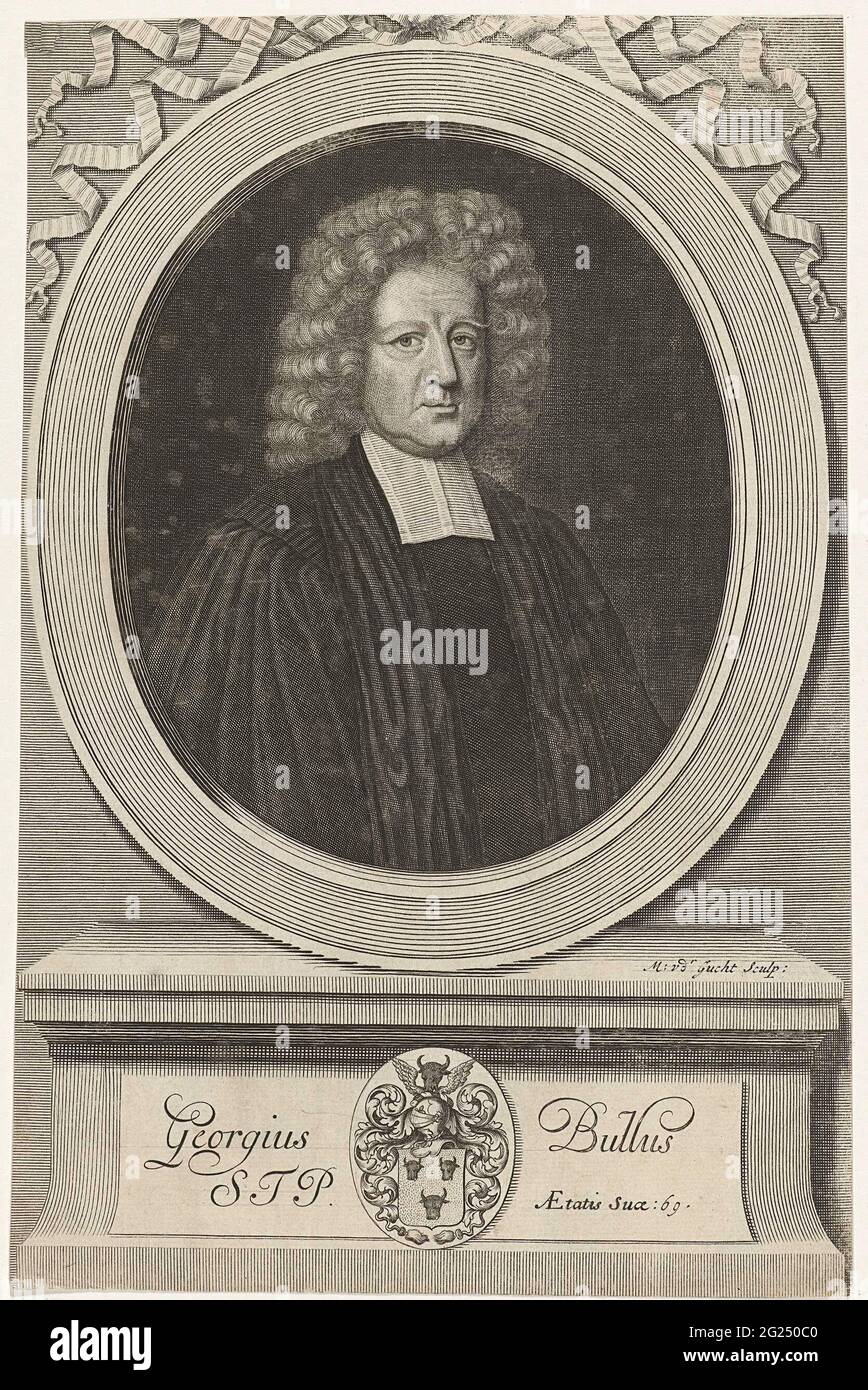 Portrait of Georgius Bullus. Bust portrait of Georgius Bullus, in Gown ...