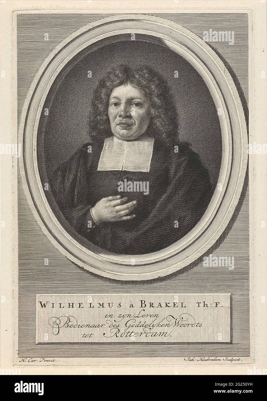 Portrait of Willem van Brakel; Wilhelmus à Brakel. Portrait of Johannes ...