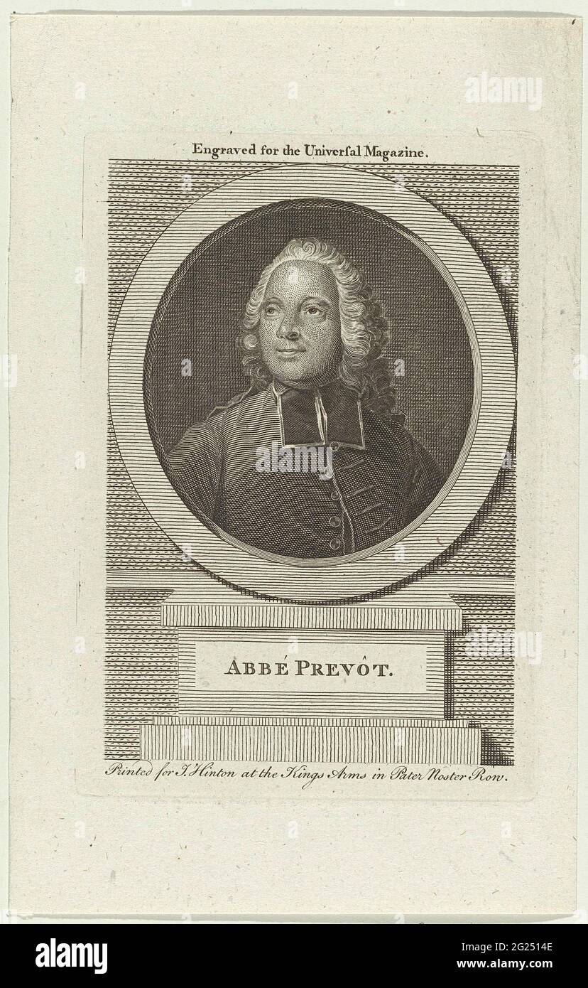 Abbe antoine francois prevost hi-res stock photography and images - Alamy