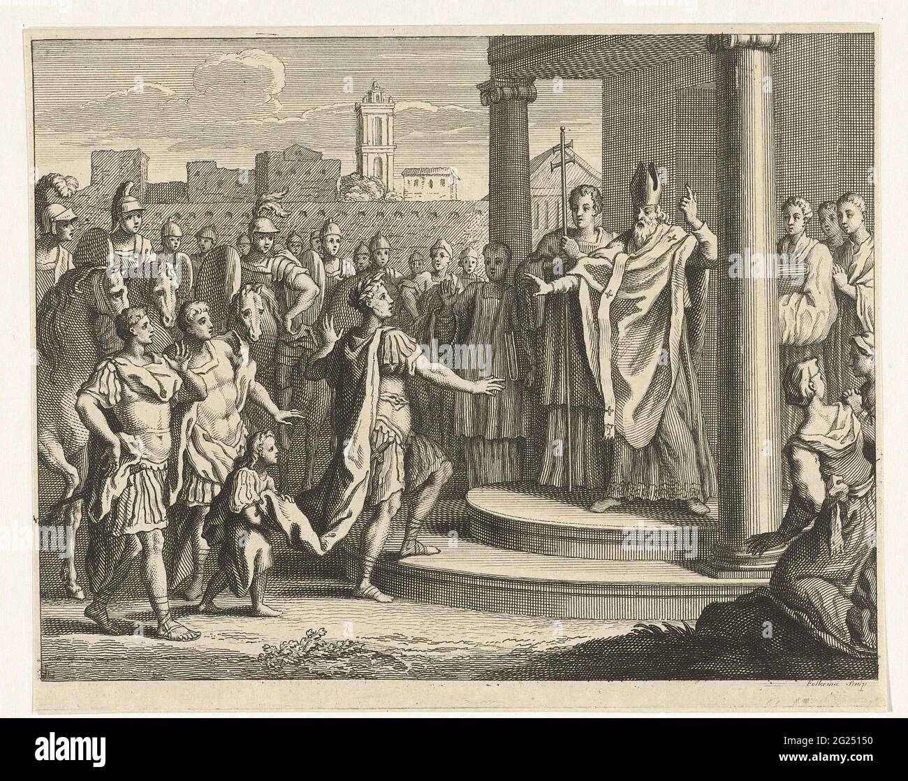Kerstening of Constantijn the Great. The raised Constantine The Great ...