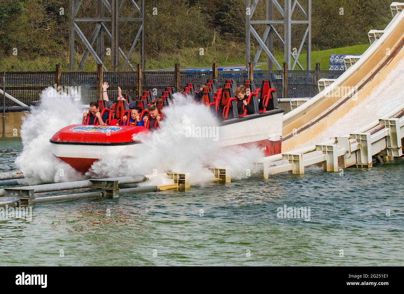 Hydro ride oakwood theme park hi-res stock photography and images - Alamy