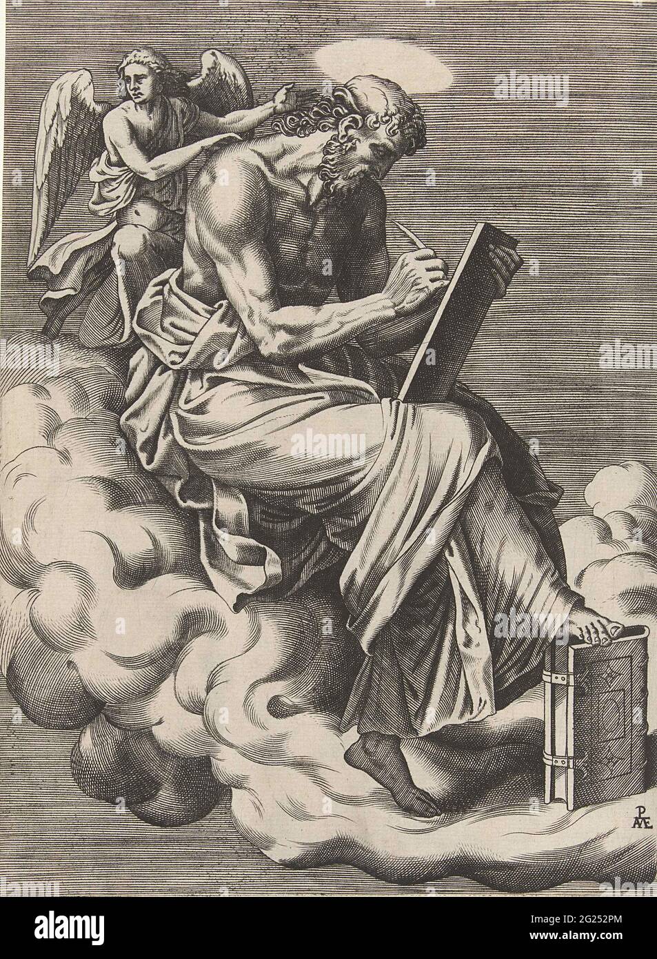 Matthew the evangelist; The four evangelists. The Evangelist Matthew ...