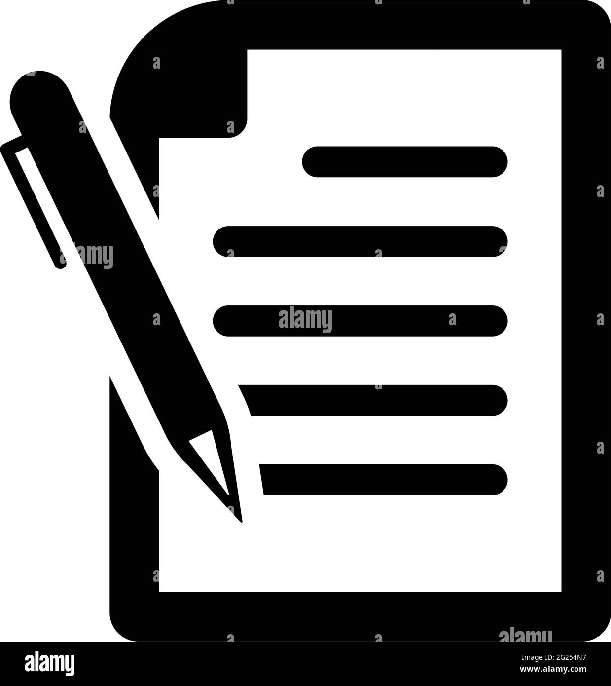 Notepad, office, pen, writing icon - Perfect for use in designing and ...