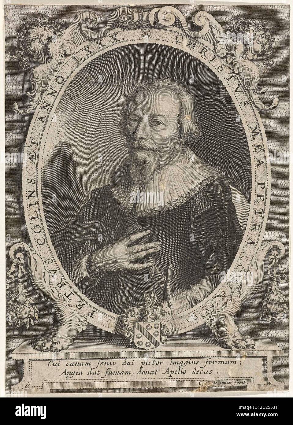 Portrait of knight Petrus Colins. Portrait of the knight Petrus Colins ...