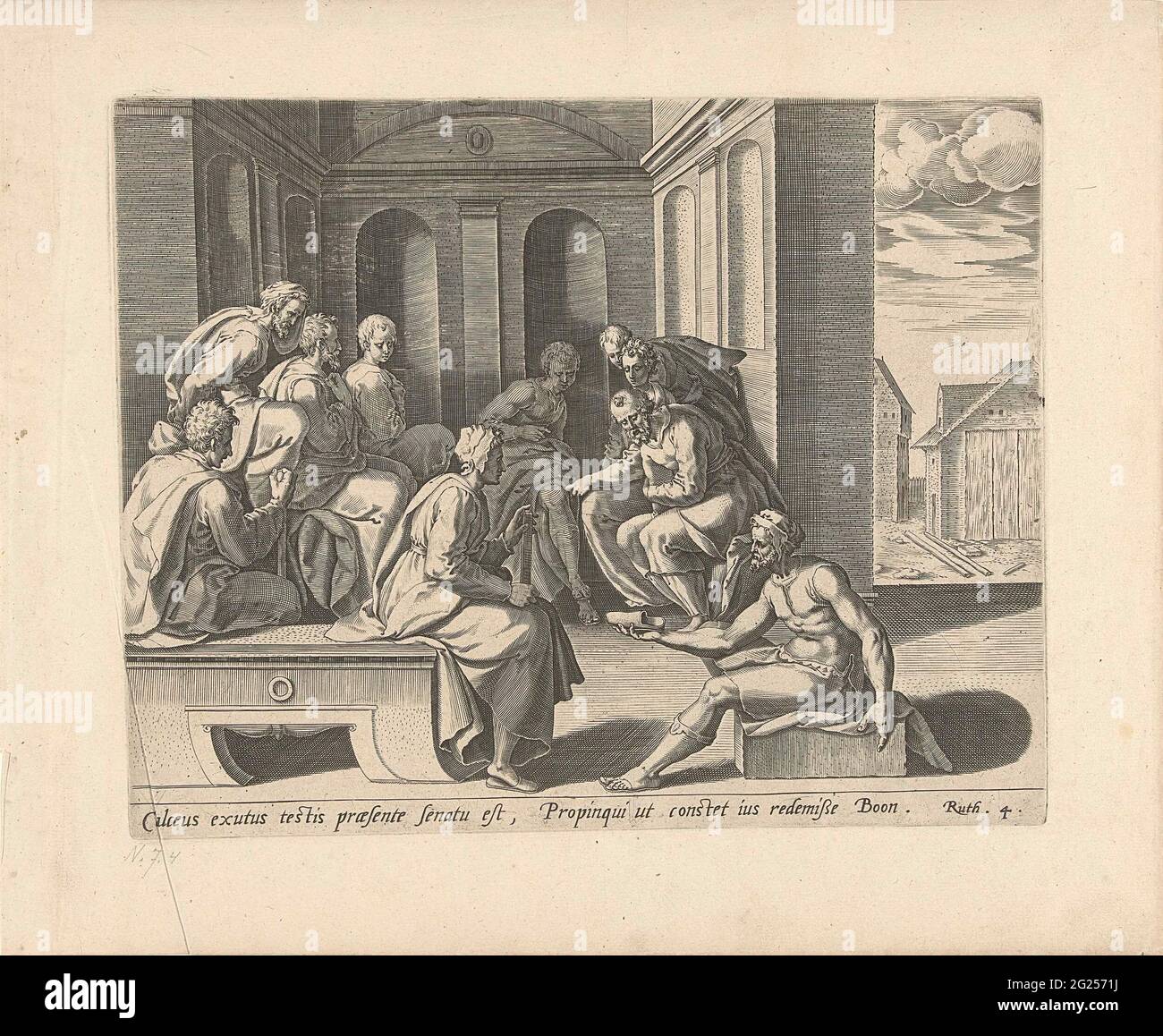 Boaz buys the land of Ruth and Naomi; History of Ruth and Boaz. At the ...