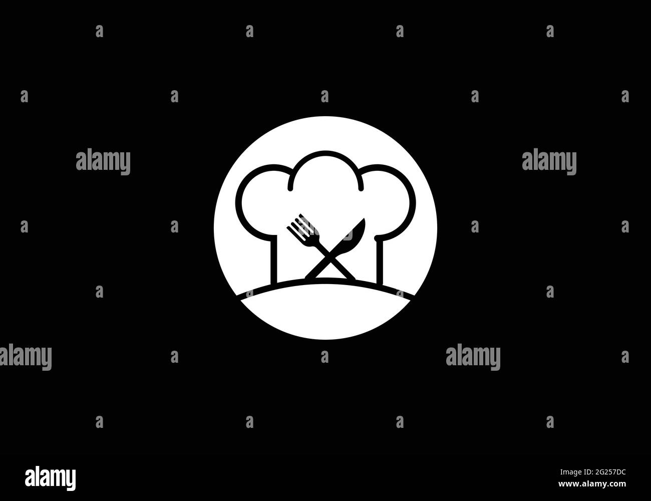 Kitchen creative icon simple Black and White Stock Photos & Images - Alamy