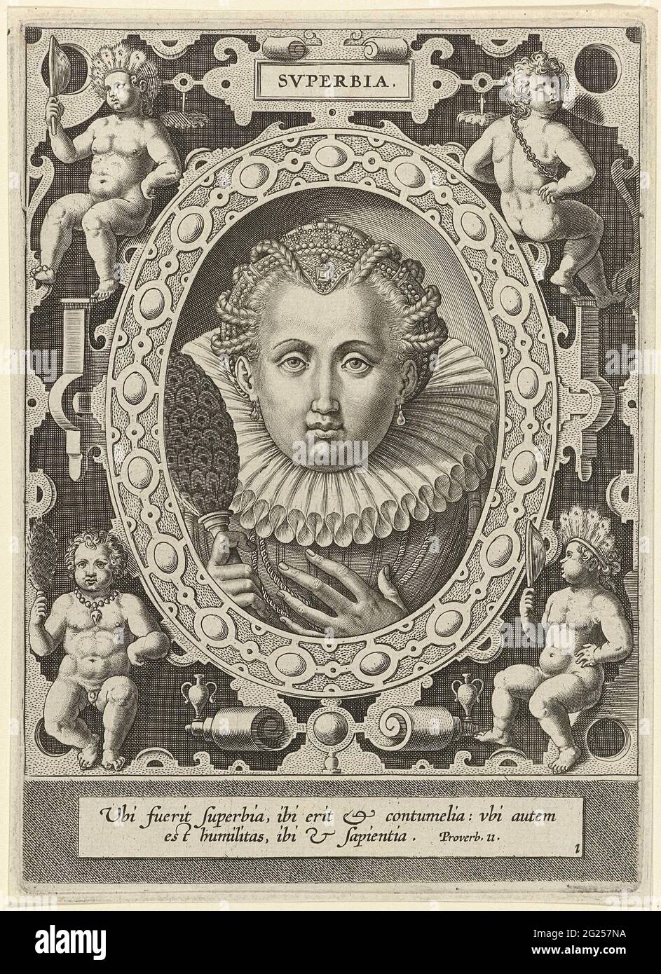 Pride; Svperbia; Seven deadly sins; VII PECCATORVM CAPITALIVM Imagins ...