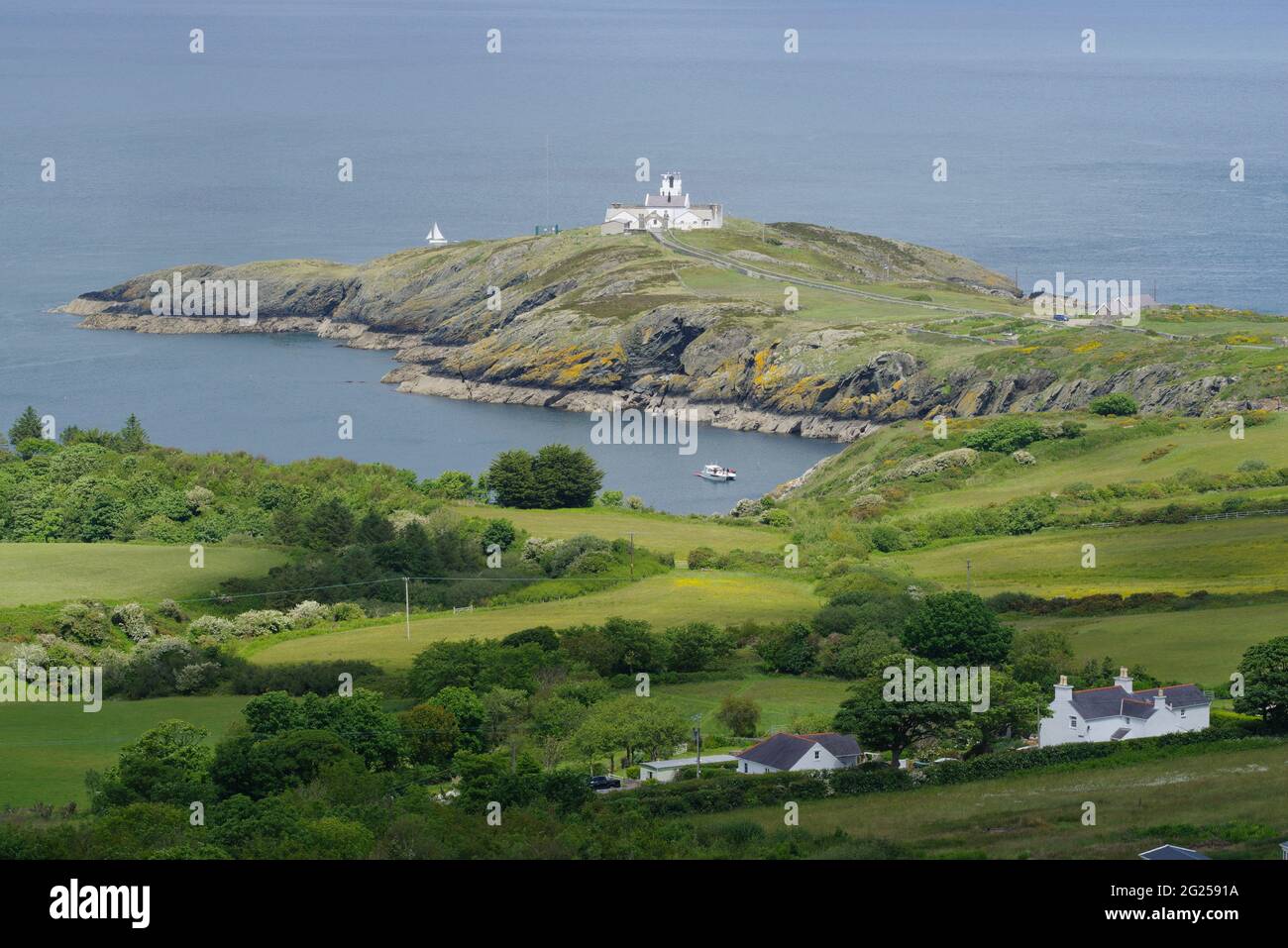 Point Lynas Lighthouse, Anglesey Stock Photo - Alamy