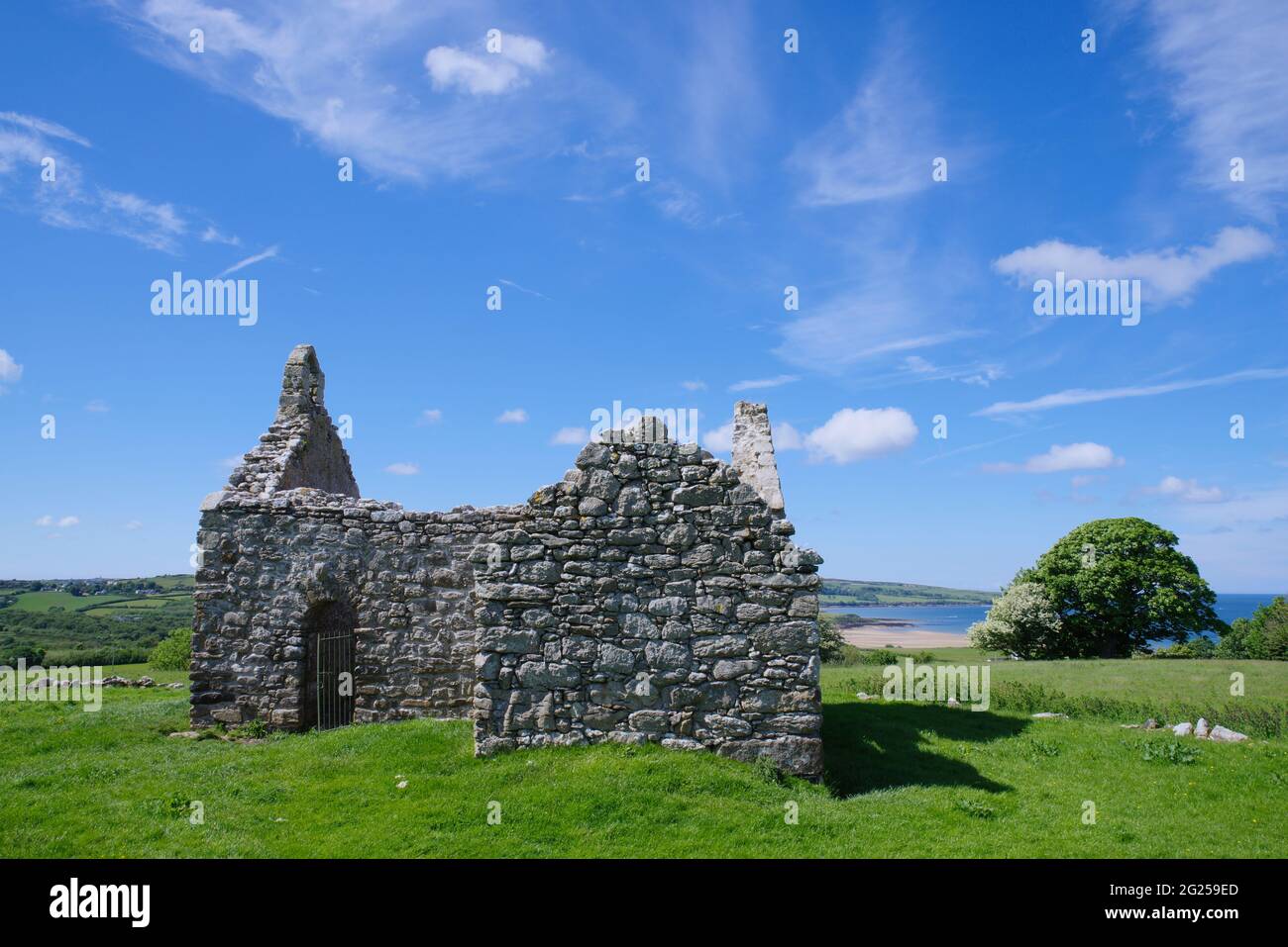 Capel lligwy ruined chapel hi-res stock photography and images - Alamy