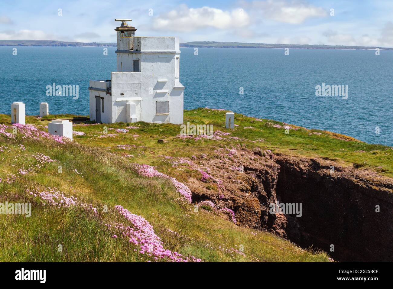 Image of an old watching tower garding the estuary of Suir River in ...