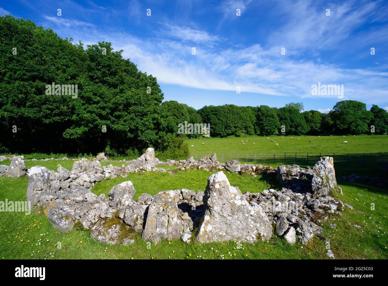 Din Lligwy, Ancient Settlement, Anglesey Stock Photo - Alamy