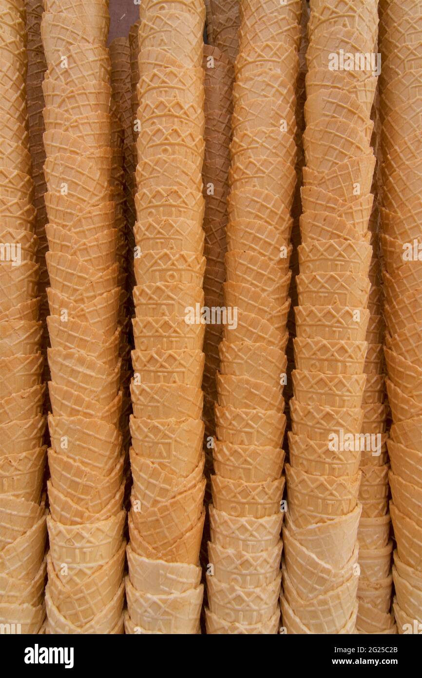 Ice cream cones Stock Photo - Alamy
