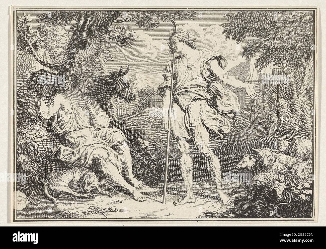 Dialogue between the shepherds tityrus and meli boeus; Performances ...