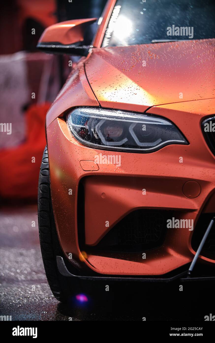 Orange Bmw M3 Body