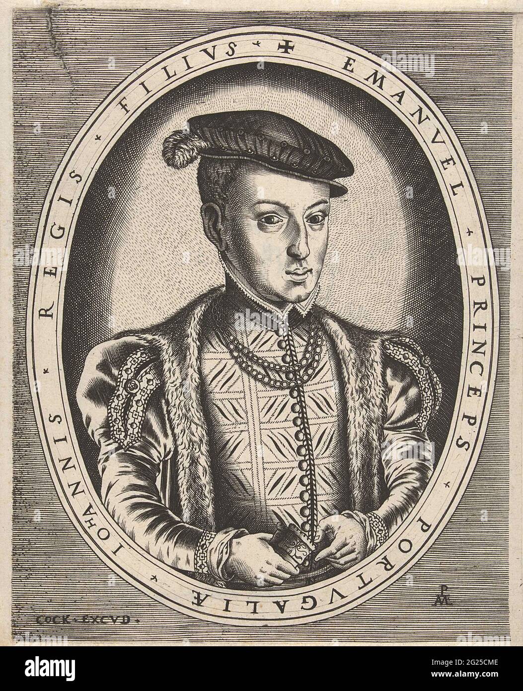 Portrait of Johan Manuel from Portugal; Portraits of rulers. Halven ...