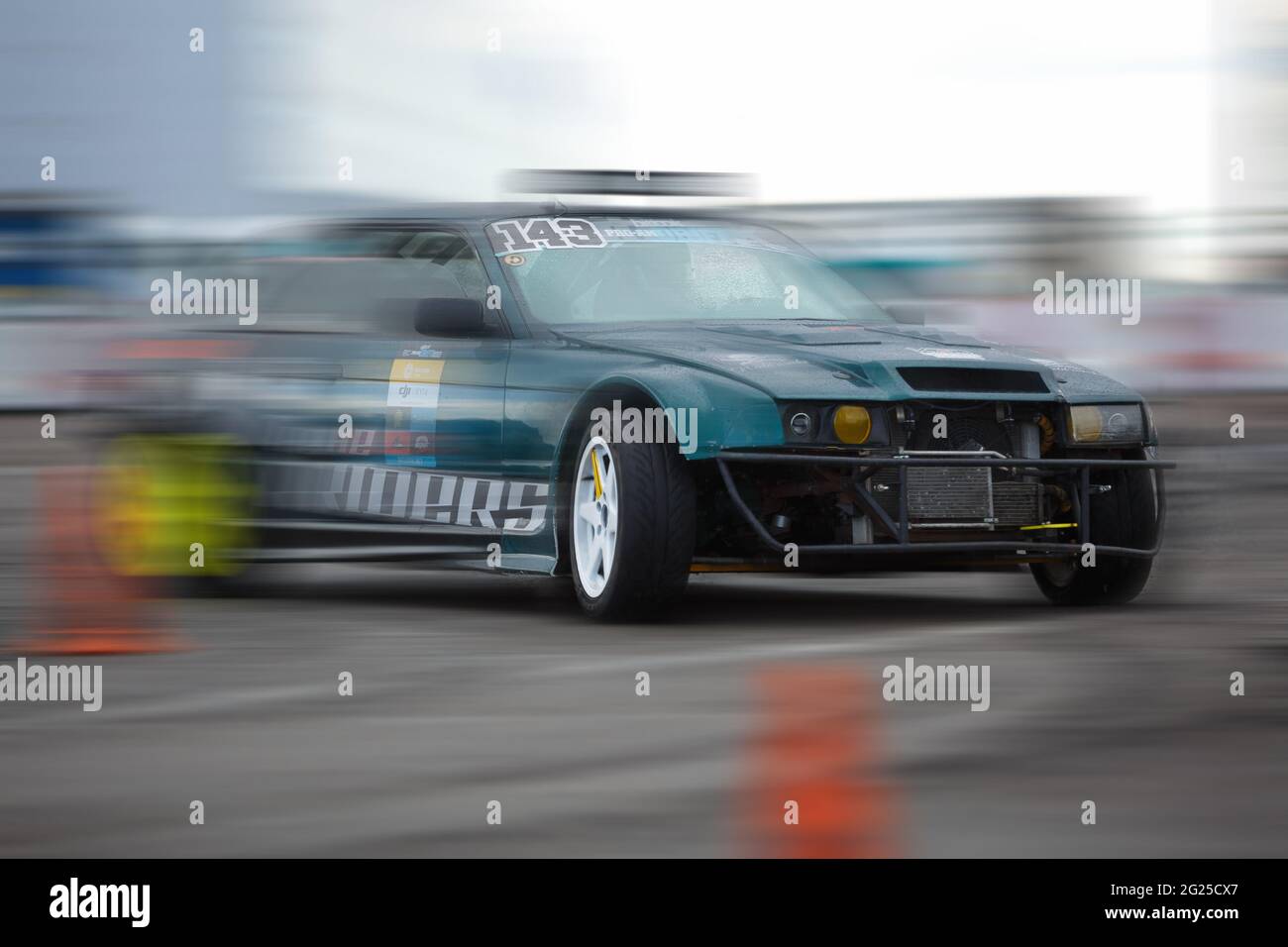 KYIV-15 MAY,2021: Classic BMW M3 E36 drifting on high speed on race ...