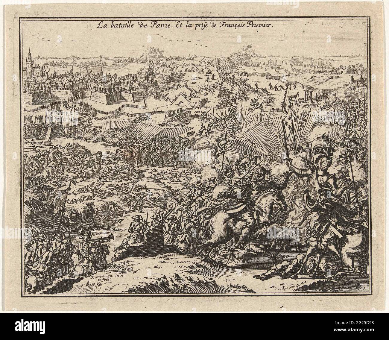 Battle of Pavia; Imprisoning of French I, king of France; La Bataille ...