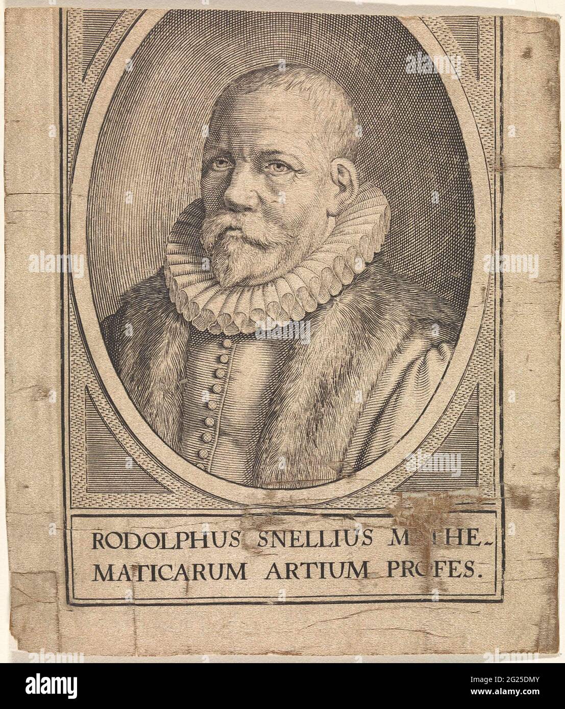 Portrait of Rudolph Snellius. Portrait of Rudolph Snellius, Professor ...