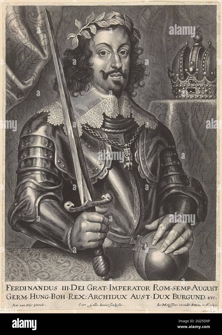 Portrait of emperor Ferdinand III. Portrait of emperor Ferdinand III ...