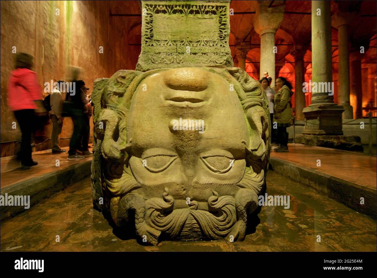 The Basilica Cistern, or Cisterna Basilica (Turkish: Yerebatan Sarnõcõ ...